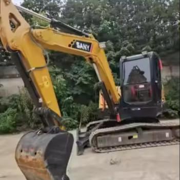 China Good SanySY60C PRO Excavator with ORIGINAL Hydraulic Cylinder and Low Oil Consumption for sale