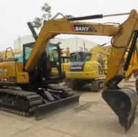 China 6500 KG Machine Weight Used SANYsy75c pro excavator with ORIGINAL Hydraulic Valve for sale