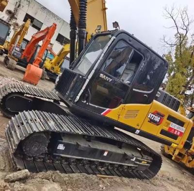 China ISUZU Engine Used Sany SY215C Hydraulic Crawler Excavator for Construction Equipment for sale
