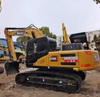 China 1.2CBM Bucket Capacity Original Hydraulic Cylinder Sany SY215C Used Crawler Excavator for sale