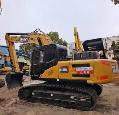 China ISUZU Engine Used Sany SY215C Hydraulic Crawler Excavator for Construction Equipment for sale