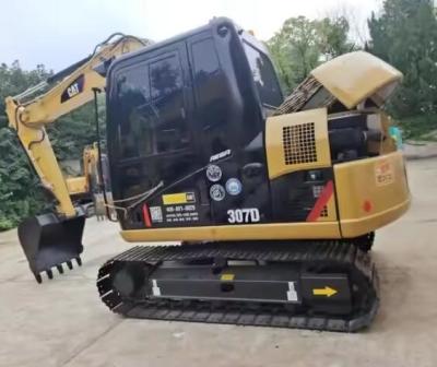China 7193 KG Cat 307D Crawler Excavator with ORIGINAL Hydraulic Pump and Model Video Support for sale