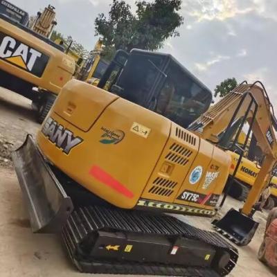 China Used SANYsy75c Excavator with High Work Efficiency and ORIGINAL Hydraulic Cylinder for sale