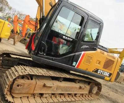 China 2022 Used Sany SY135C Excavator with 0.7CBM Bucket Capacity in Excellent Condition for sale