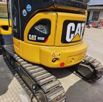 China Used CAT 303E Excavators 3.5Ton CAT 303.5 303 303C 303Cr Digger with Attachments for sale