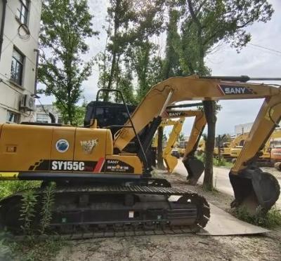 China Smooth Working Performance SANY SY155H Excavator for Your Construction Operations for sale