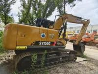 China ORIGINAL Hydraulic Cylinder Second Hand SANY SY155H Excavator with 900 Working Hours for sale