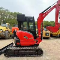 China 3.5 Ton Small Machine Second Hand Kubota U35 Excavator with Original Hydraulic Valve for sale