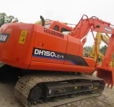 China Second hand doosan dh150lc-7 excavator dh150LC-7 wheel excavators in good condition for sale