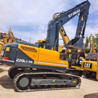 China 215000 kg Hyundai 220 Crawler Hydraulic Secondhand Machine with 1.2M³ Bucket Capacity for sale