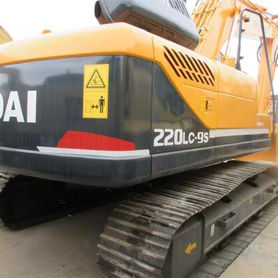 China Hyundai 220 220-9s Used Digger Excavator 1.2M³ Bucket Capacity ORIGINAL Hydraulic Cylinder for sale