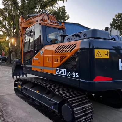 China Japan HYUNDAI220-9S Used Excavator with 35 Rated Speed and 6810MM Maximum Digging Depth for sale