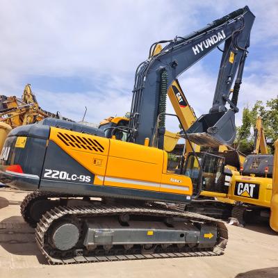 China Used Excavator Hyundai 220 22 Tons Heavy Crawler Construction Machinery in Good Condition for sale