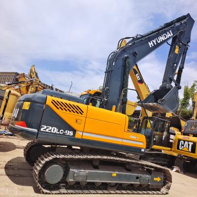China 20 Ton Operating Weight Hyundai 220-9 Crawler Excavator with Caterpillar Hitachi Parts for sale