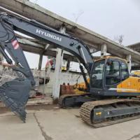 China 22 Ton Hyundai 225 Excavator Maximum Digging Depth 6810MM for Building Material Shops for sale