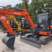 China Second-hand Original Paint Hitachi ZX55 ZX50 ZX60 ZX70 ZX75 EPA Engine Hydraulic Excavator for sale