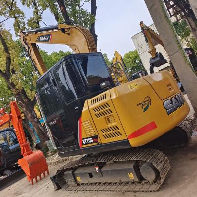 China 7.5 Ton Sany Mini Excavator SY75 SY60 SY55 SY35 SY95 Used for Engineering Construction for sale