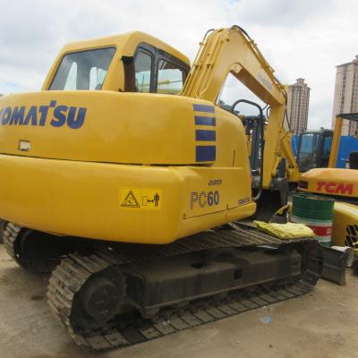 China Japan Original Komatsu PC60-7 PC55MR Mini Excavator 20 Tons with 0.37CBM Bucket Capacity for sale