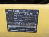 China Japan Original KOMATSU PC120 Excavator Good Condition Used Hydraulic Crawler Excavator for sale