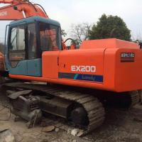 China Used Hitachi EX200-1 Crawler Excavator ZX200-3 ZX200-5 EX120-3 in Shanghai ISUZU Engine for sale