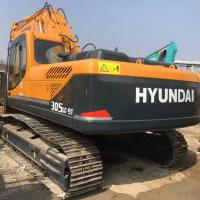 China Hyundai 305LC-9t Excavators Maximum Digging Depth of 3300MM for Machinery Repair Shops for sale