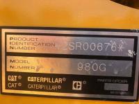 China 2019 Used Front Wheel Loader Cat 980G Secondhand Caterpillar 980G Loader in Good Condition for sale