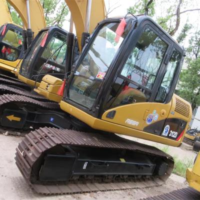 China 12920 KG Used CAT 312D Crawler Excavator with ORIGINAL Hydraulic Valve Spot Sale for sale