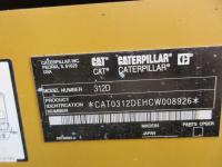 China ORIGINAL Hydraulic Cylinder Cat312d Used Excavators CAT312D Second-hand Excavators for sale
