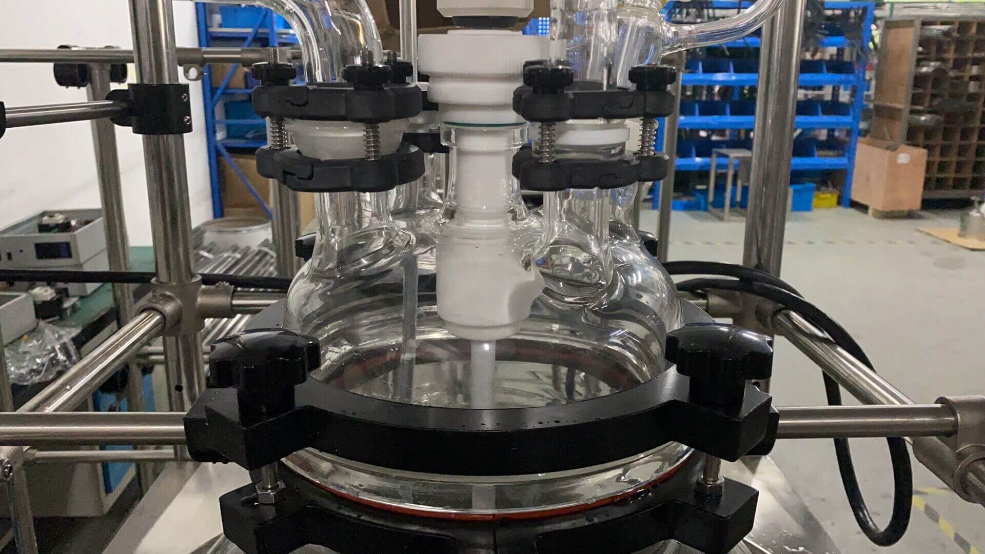 glass reactor lid