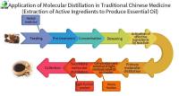 China Traditional Chinese Medicine Molecular Distillation Herbal Distillation Machine for sale