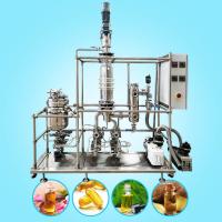 China 50L Jacketed Wiped Film Molecular Distillation System For Fish Oil for sale