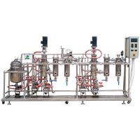 China CE ISO Wiped Film Evaporator TOPTION Essential Oil Distiller Machine for sale
