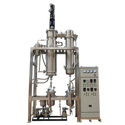 China 30L-200L Wiped Thin Film Evaporator Herbal Distillation Equipment for sale