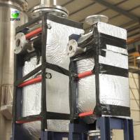 China CIP Rising Film Evaporator Toption China Stainless Steel Evaporator for sale