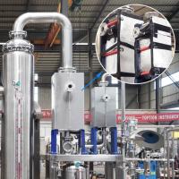 China TOPTION Rising Film Evaporator Vertical Climbing Film Evaporation for sale