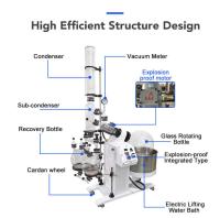 China 30l Rotary Evaporator Toption Laboratory Evaporator With Chiller And Pump for sale