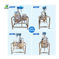 China Stainless Steel Crystallization Reactor Toption 50L Jacketed Reactor for sale
