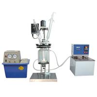 China 10L 20L 50L Jacketed Glass Reactor Glass & Stainless Steel Reactor for sale