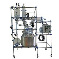 China Single Layer Glass Reactor 1L 2L 3L Glass & Stainless Steel Reactor for sale