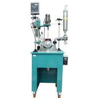 China Single Layer Glass Reactor 1L 2L 3L Glass & Stainless Steel Reactor for sale