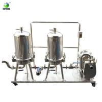 China Oil Extraction Bag Filter Vacuum Filtration System Toption China for sale