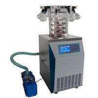 China Vertical Vacuum Freeze Dryer Small Scale Laboratory Lyophilizer for sale