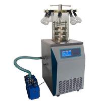 China Vertical Vacuum Freeze Dryer Small Scale Laboratory Lyophilizer for sale