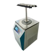China Vertical Vacuum Freeze Dryer Small Scale Laboratory Lyophilizer for sale