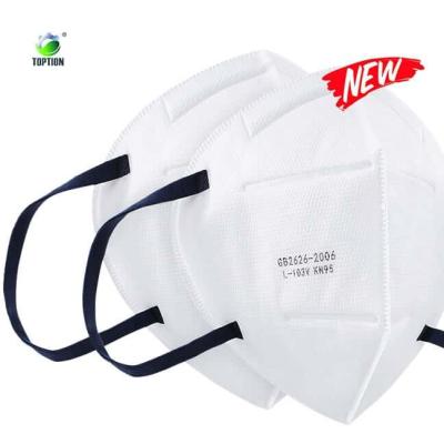 China White 4 Layers KN95 Face Mask Antibacterial CE Certification for sale