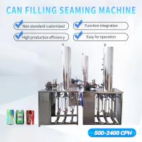 China Semi-automatic Carbonated Beverage Filling Machine 200ml-2L Soft Drink Can-filling Machine for sale