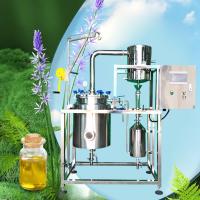 China 95% Extraction Efficiency Essential Oil Plant Extraction Equipment with TOPTION PLC Control for sale