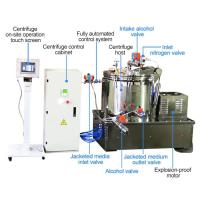 China Alcohol Centrifugal Separation Oil Filter Centrifuge For Solvent Extraction for sale