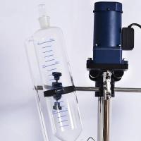 China UL Certificate Double Layers Jacketed 5L 10L 20L 50L 100L 200L Glass Chemical Reactor for sale