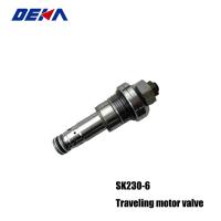 China Power Parts Heavy Equipment EXCAVATOR hydraulic piston pump spare part SK230-6 Traveling motor valve final driver motor for sale